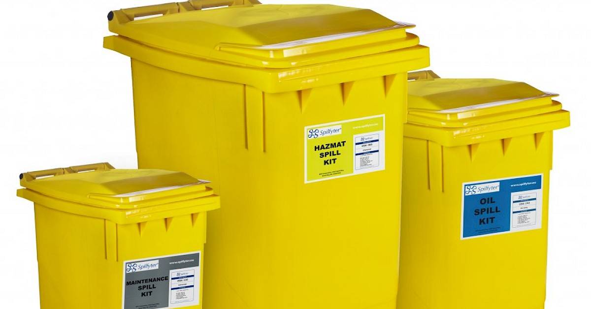 SPILFYTER Wheelie Bin Spill kit 120L oil only - Bondis BV